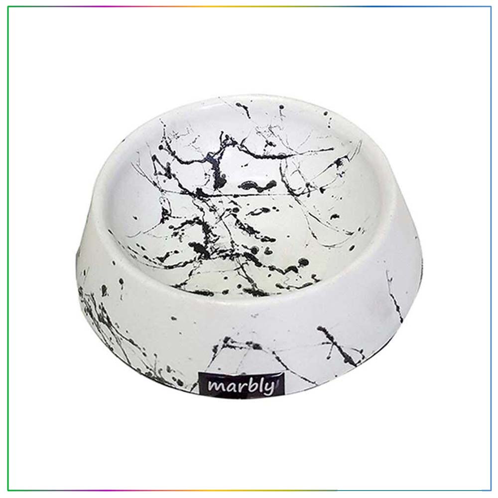 Playfull Natural Doğal Mermerit Kedi Köpek Mama ve Su Kabı 16 Oz.