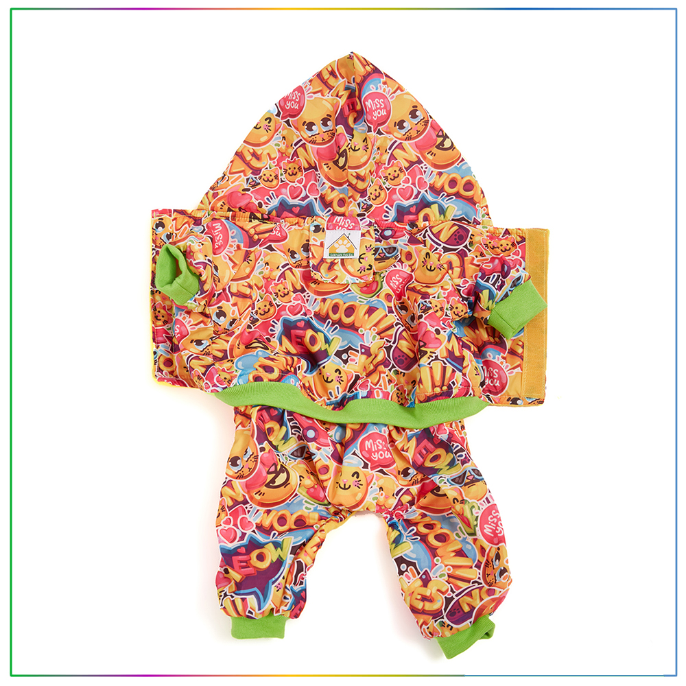 Candy Baskılı Tulum Kedi ve Köpek Elbisesi Medium