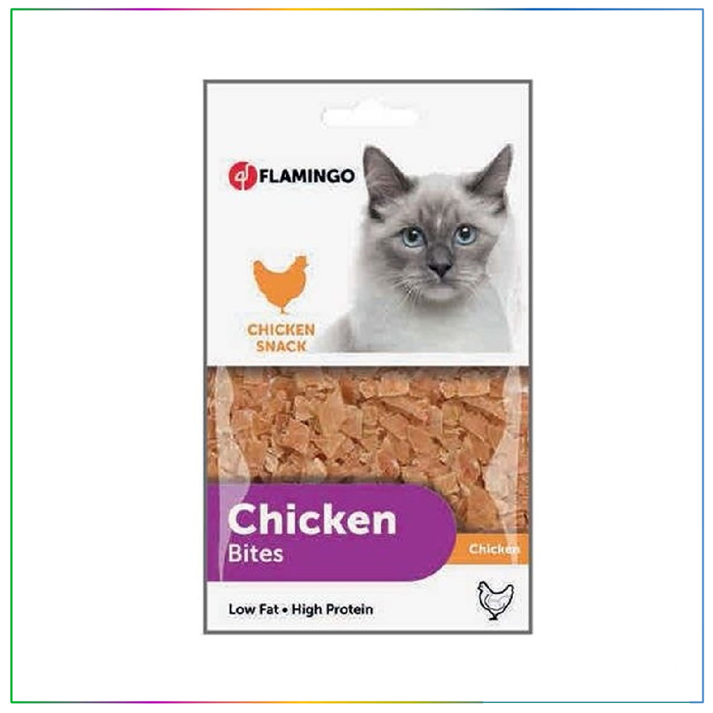 Flamingo Chicken Seafood Strips Tavuklu Balık Etli Kedi Ödülü 85 gr